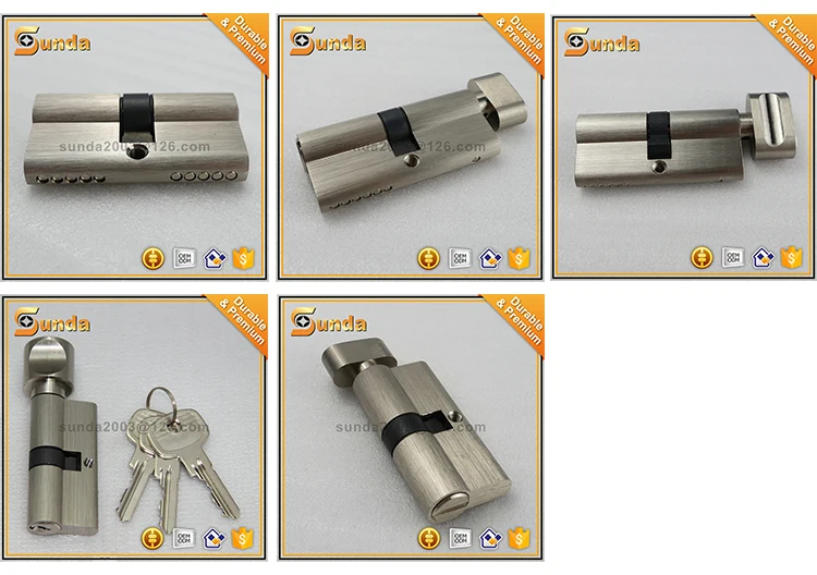 High Security Door One Side Knob One Side Key Lock Cylinder - Buy Door ...