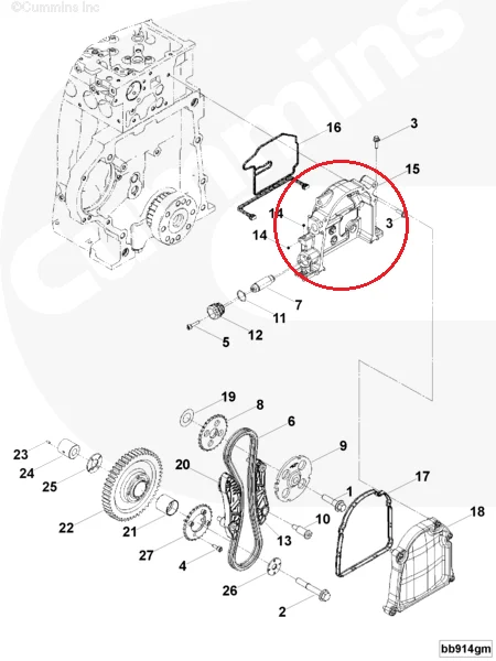 Foton Cummins Isf2.8 New Rear Gear Housing Parts Oem | Wholesale