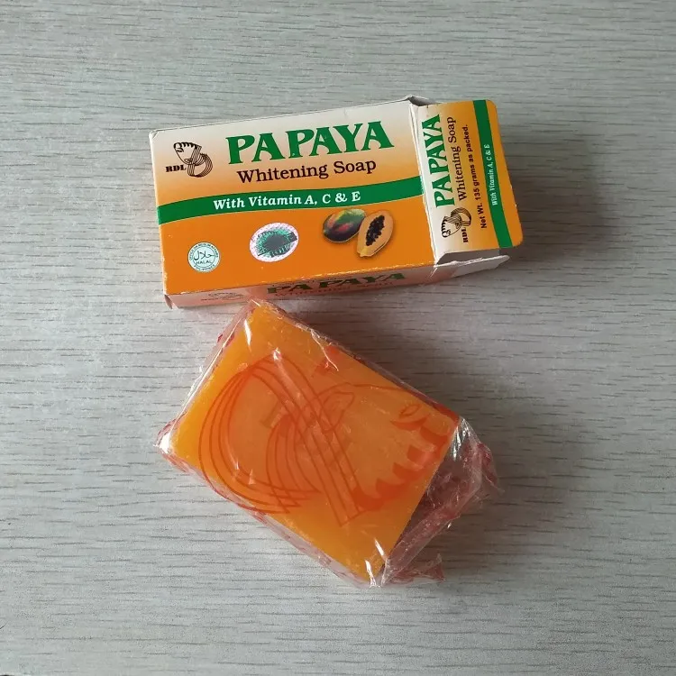 Rdl 135g Papaya Extract Skin Whitening Oem Soap With Vitamin A C E ...