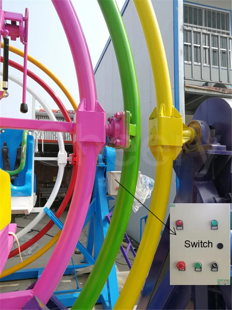 Human Gyroscope for Sale - 3D Space Rings Ride Amusement