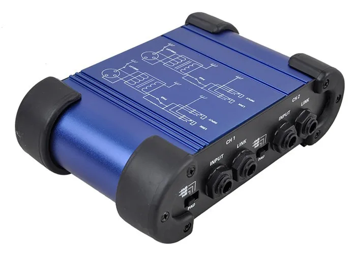 Accuracy Pro Audio Db-06 Professional Active 1/4'' Xlr Dual Channel Di ...