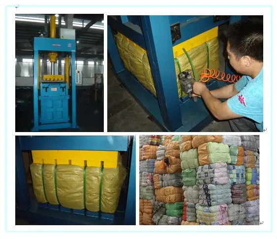 Clothing Bales Compactor - Buy Clothing Bales Compactor,Clothes Baling ...