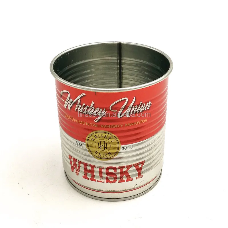 Tin Drinking Cups - Durable 350ML Tins for Whisky & Beer