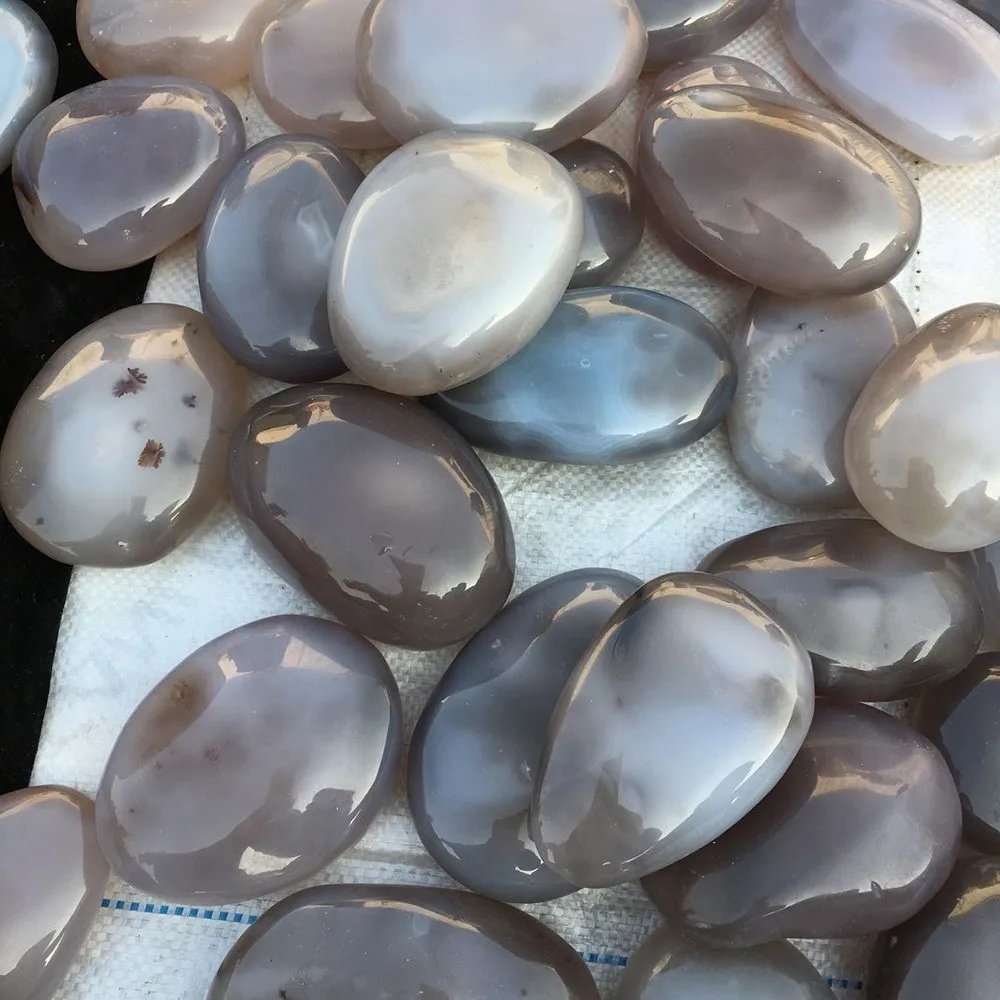 Natural Water Bile Agate with Enhydros - Kindfull Crystals