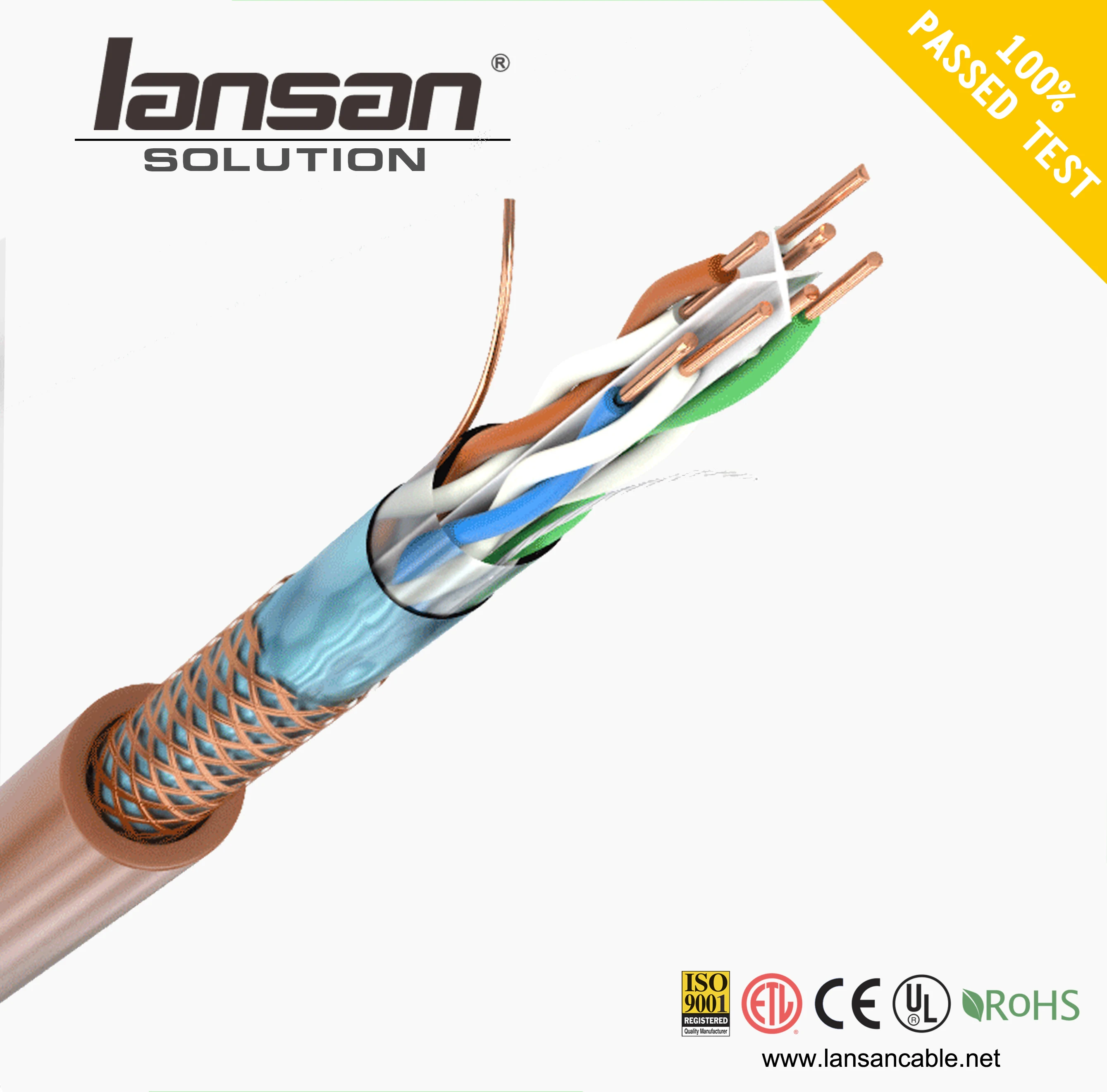 Sftp 4p Cat6 Stranded Cable Lan Cable - Buy Cat6 Cable,Sftp 4p Cat6 ...