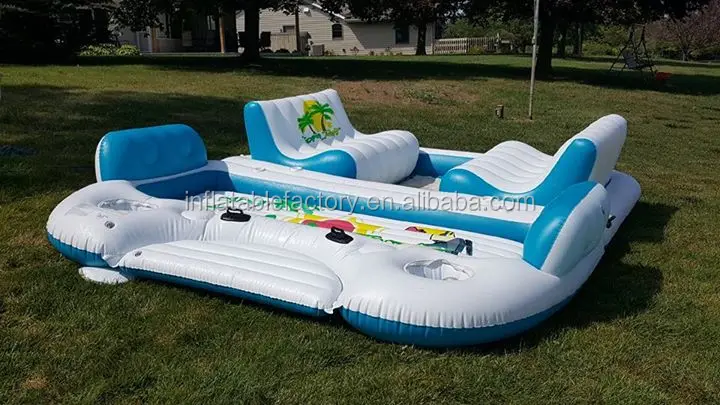 Tropical Tahiti Floating Island - Multiplayer Inflatable Raft