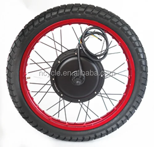 19 Inch Mtx Rim 72v 5kw Rear Motorcycle Wheel Electric Bicycle Kit For ...