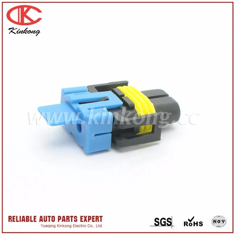 Kinkong New 2 Pin Waterproof Electrical Pa66 Sensor Connector For Gm ...