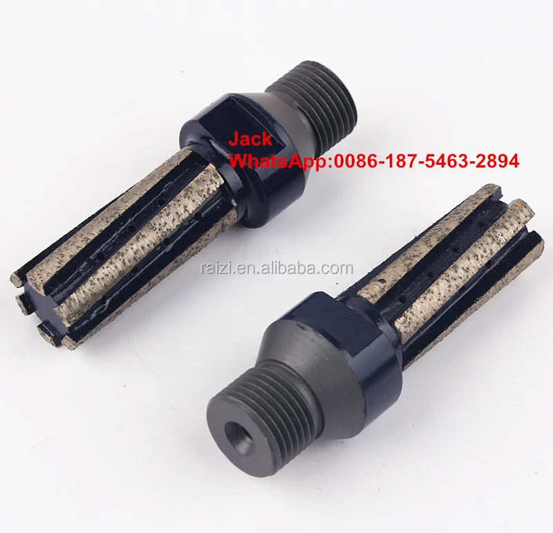 RAIZI Hot Selling CNC Machine Vacuum Brazed Diamond Drilling Finger Bit ...