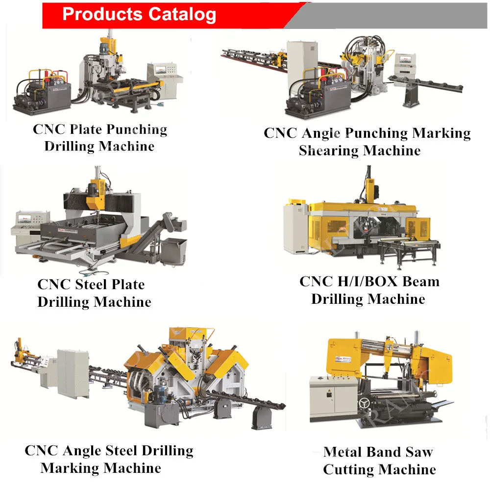 Cnc High Speed Angle Line Angle Steel Marking Drilling Production Line ...