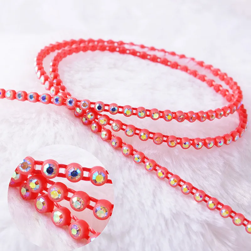 Wholesale Rhinestpne Ab Crystal Trimming,Plastic Trimming Rhinestone ...