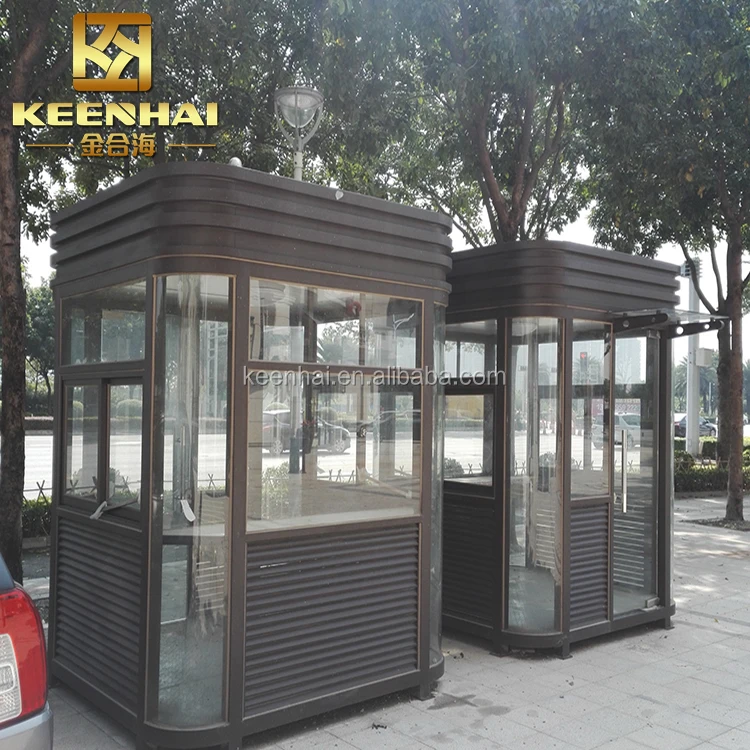 Portable Stainless Steel Ticket Booth And Kiosk For Bus Station Subway ...