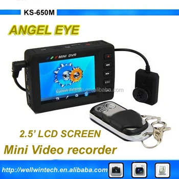 Ks-750a 2.5" Angel Eye Mini Portable Video Recording System Hidden ...