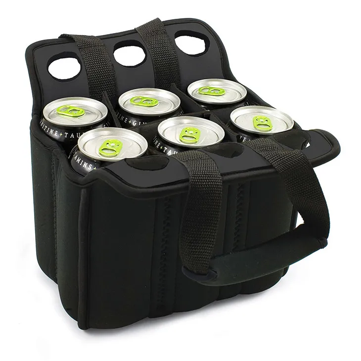 Custom Neoprene Insulated Long 6 Pack Beer Can Tube Sling Carrier - Buy ...