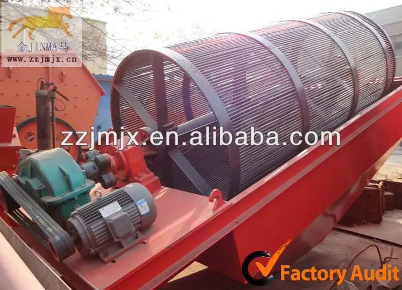 Durable Firewood Sawdust Trommel Screen Rotary Sieve Screen - Buy ...