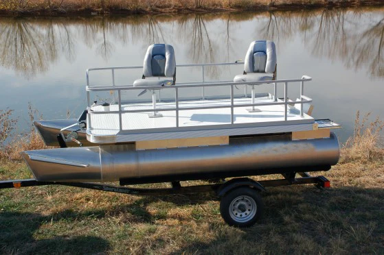 2018 New Small Mini 2 Person Aluminum Fishing Pontoon Boats For Sale ...