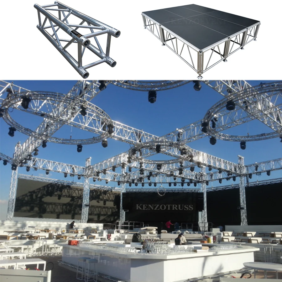 Event Stage Backdrop Aluminum Truss Display System - Buy Truss Display ...