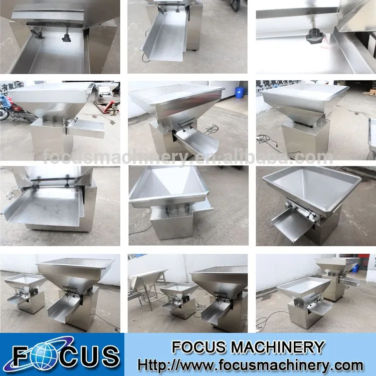 Powder Hopper Vibrating Feeder For Sticky Product - Buy Stainless Steel ...