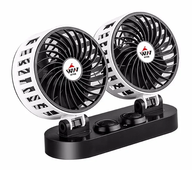 Dual Double Head 360 All-Round 12V 24V Car Fan Products from Yuyao City ...