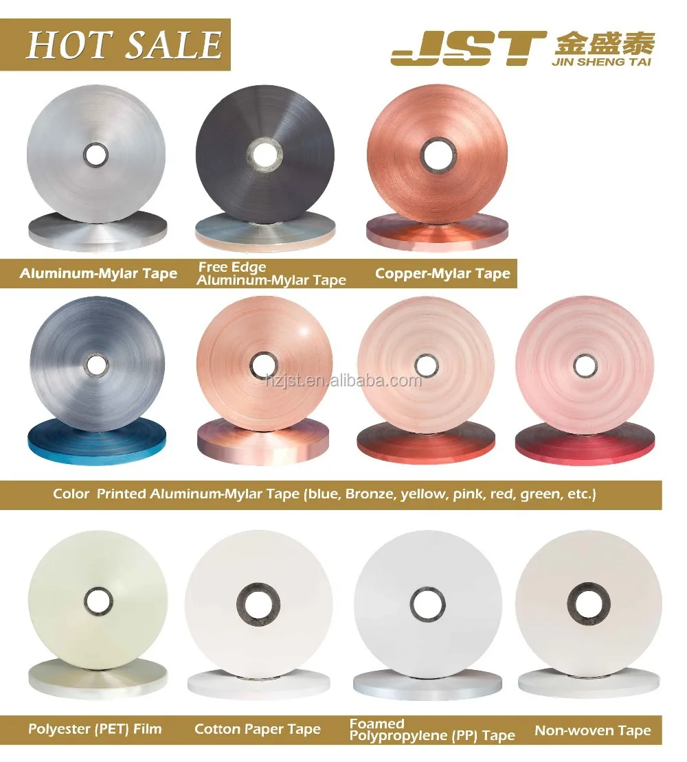 Copper Foil Laminate With Polyester Film (cu+pet) For Cable Shielding ...