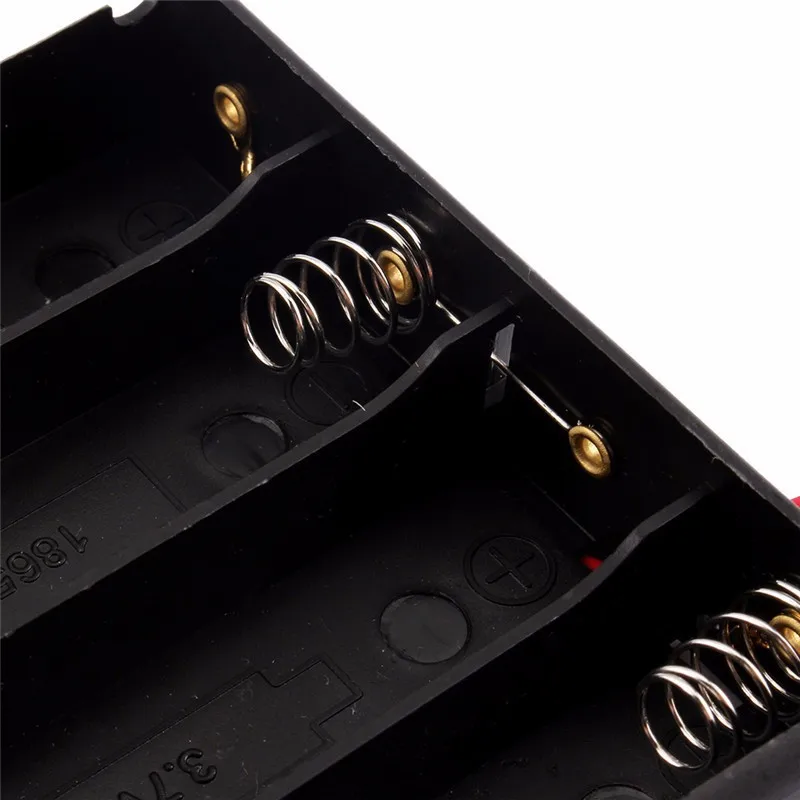 Plastic 4 Cell Li-ion 18650 3.7V Lipo Battery Holder with Wire Leads ...