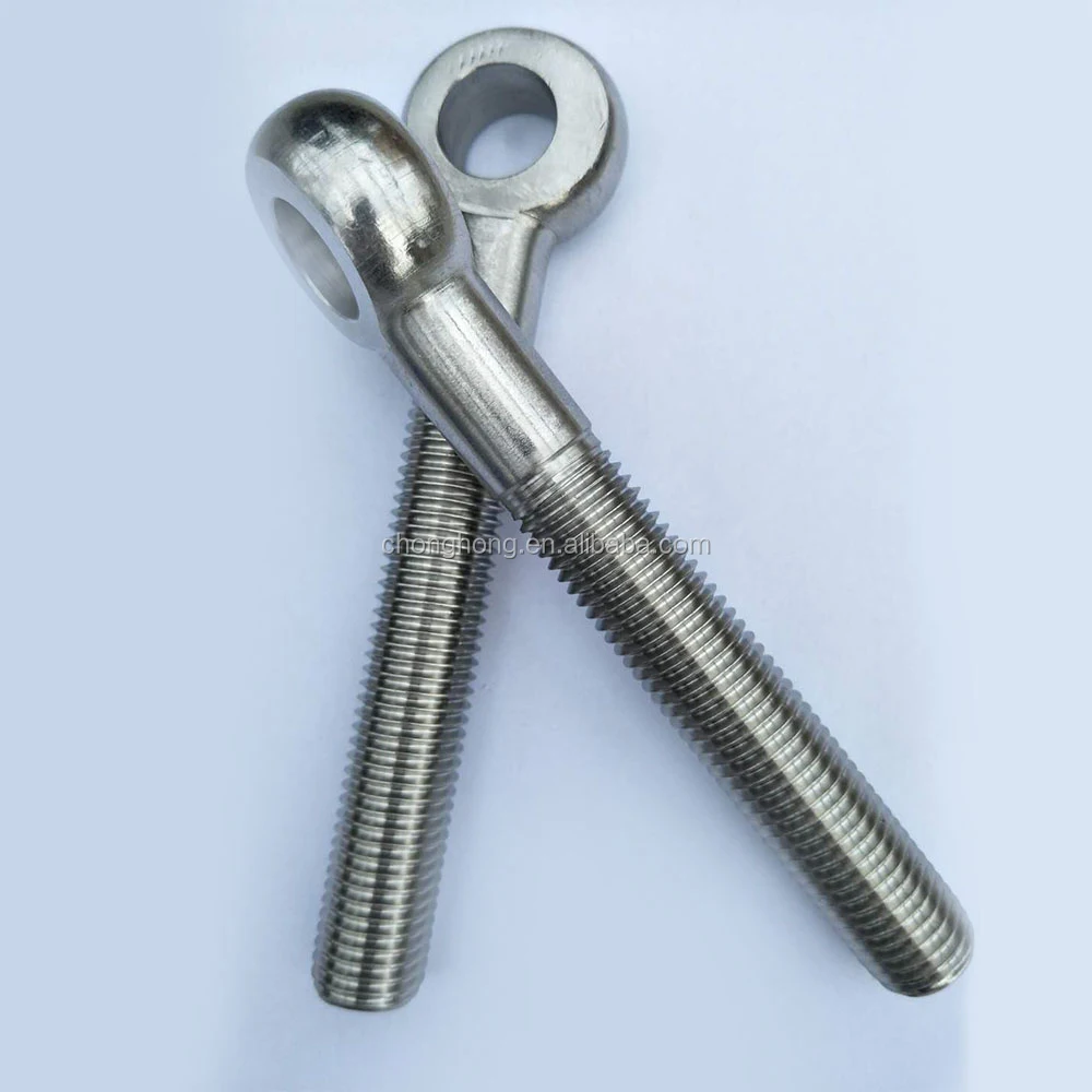 M20 Rvs 304 Volledige Draad Eye Bolt Din444 Oogje Bout/schouder Lifting ...
