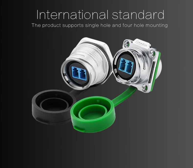 Fiber Optic Plug Signal IP67 - Waterproof Metal Connectors