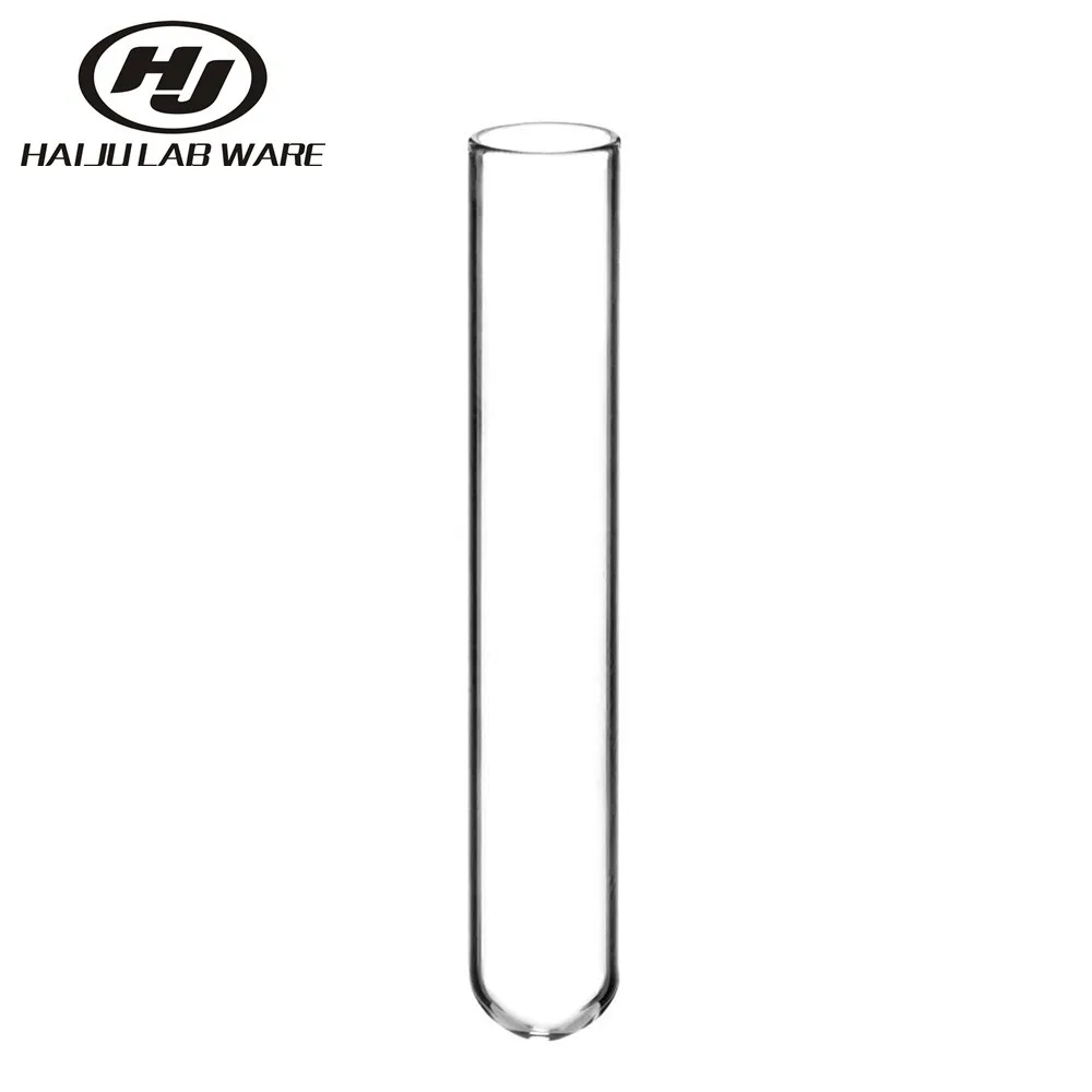 Haiju Lab Borosilicate Glass Round Bottom Test Tube,12mm Od X 75mm ...