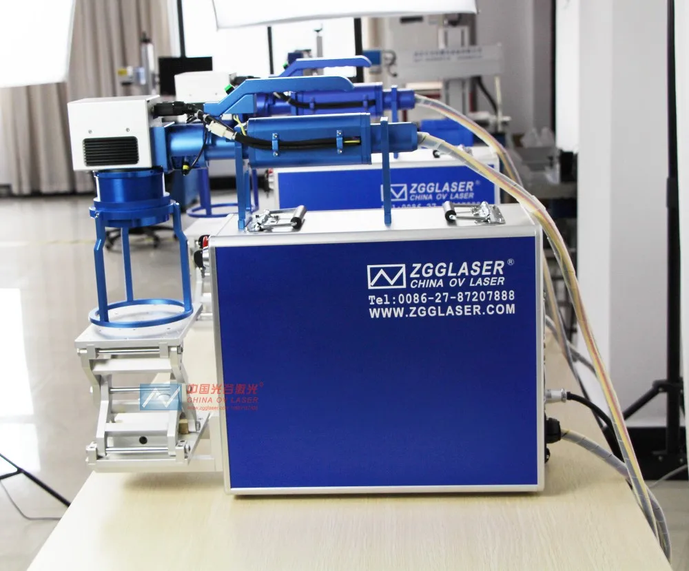 Billboard / Medal / Metal Name Plate Handheld Laser Marking Fiber Laser ...