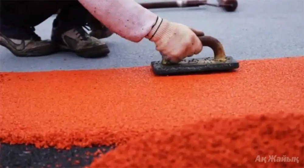 Construction 1000l Ibc Polyurethane Binder For Crumb Rubber Granules ...