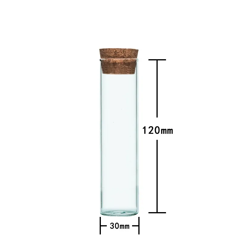 Customized Lab Different Sizes Flat Bottom Glass Test Tube With Cork ...