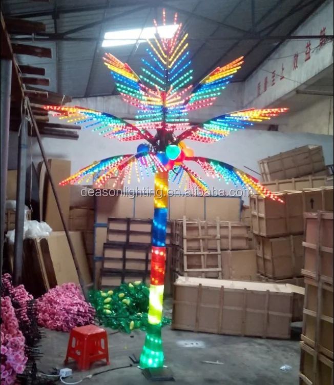 Plastic Lighted Palm Trees - Durable and Bright Solutions