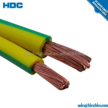 Stranded Copper Earth Conductor,Y/g Pvc Insulated Cross-section 70 Mm2 ...
