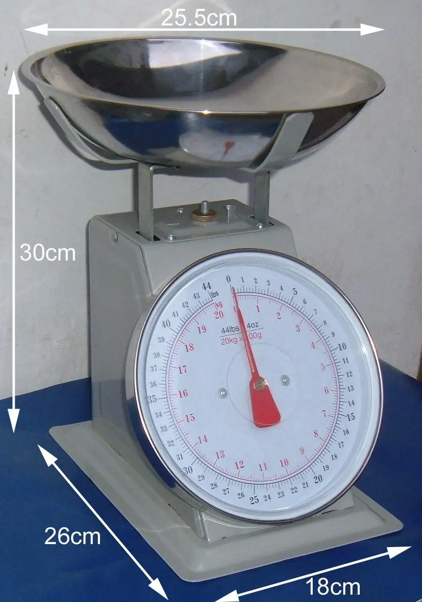 Mechanical Spring Dial Platform Scales 20KG - NOPS