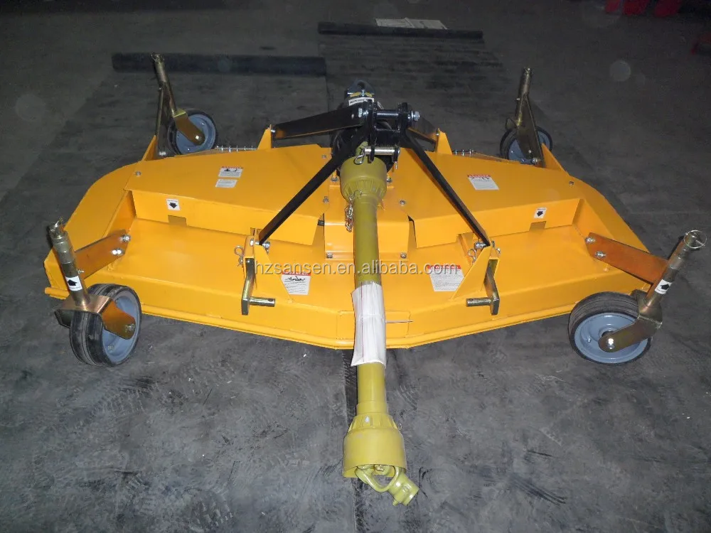 Tractor 3 Point Finishing Mower With Pto Shaft Four Rubber Wheel Height ...