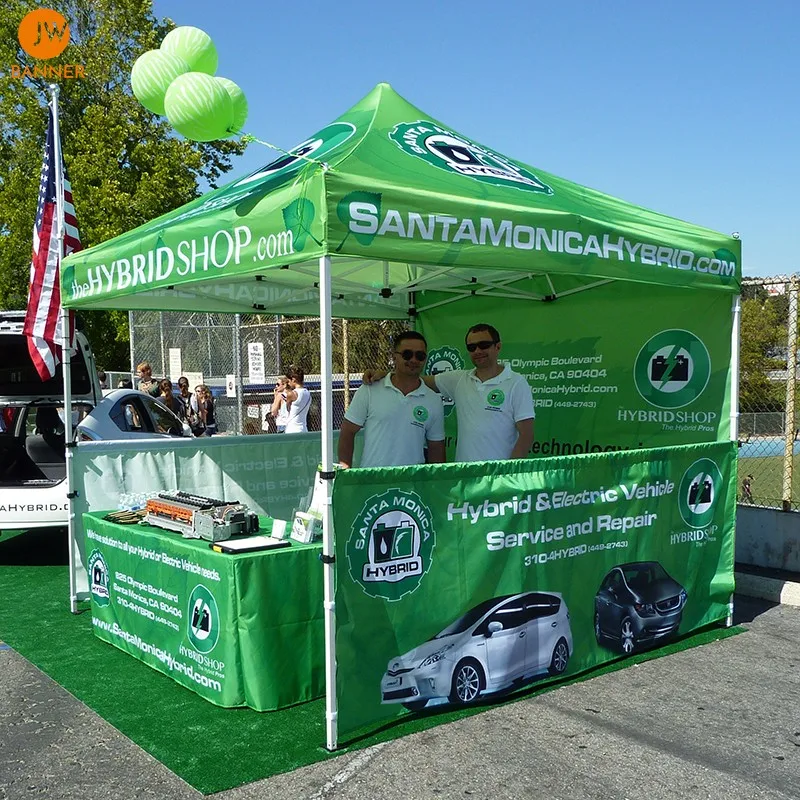 Portable Trade Show Tent Canopy 10x10 Custom Graphics Printed ...
