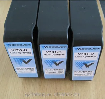 Manufacturer Price Supply Ink Cartridge Videojet Make Up Fluid V701 D ...