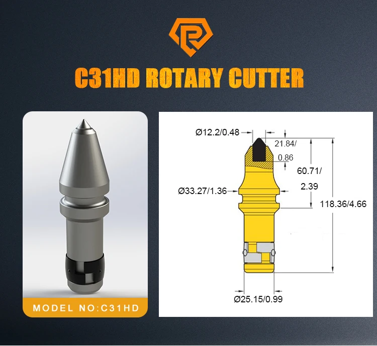 High Quality C31HD Bullet Bit - Durable & High Performance
