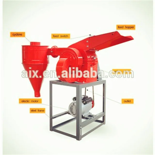 New Type Small Grain Hammer Mill With Cyclone - Buy Grain Hammer Mill ...