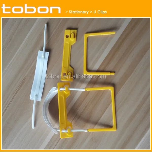 File Clip U Spring Plastic Metal Clamp Paper Fasteners - Buy Paper ...