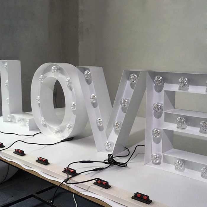 Outdoor Led Illuminated 4ft Giant Love Letters Sign Large Marquee ...