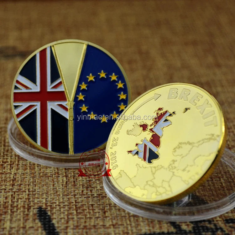 England Uk Brexit Coins Britain Exiting From The Eu Coin - Buy Brexit ...