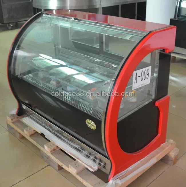 Gelato Circular Ice Cream Popsicle Ice Candy Display Refrigerator ...