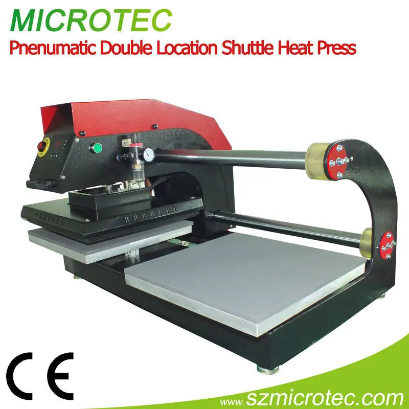 Pneumatic Shuttle Heat Press,Heat Press Transfer Machine For Printing ...