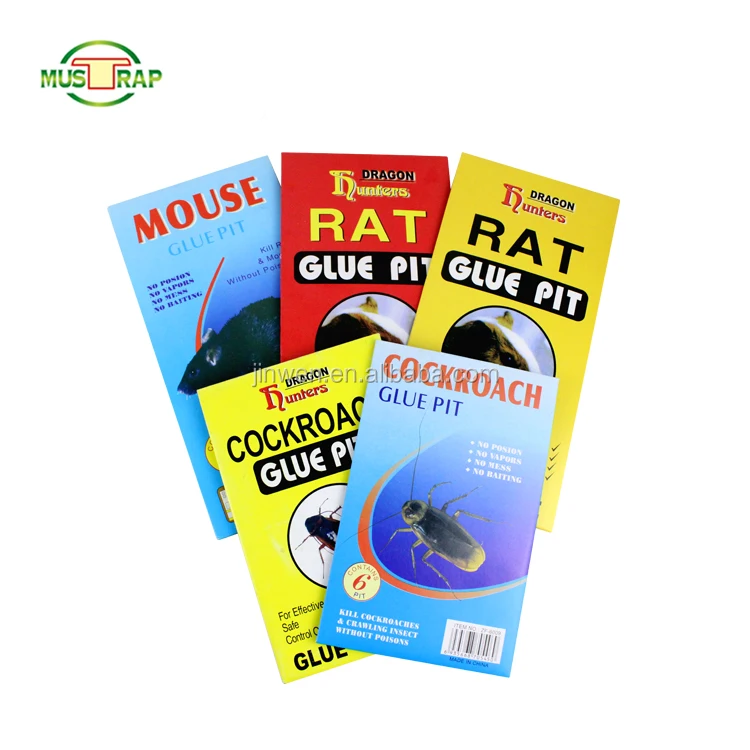 Mustrap 2017 Sticky Roach Paper Glue Board Anti Cockroach Trap