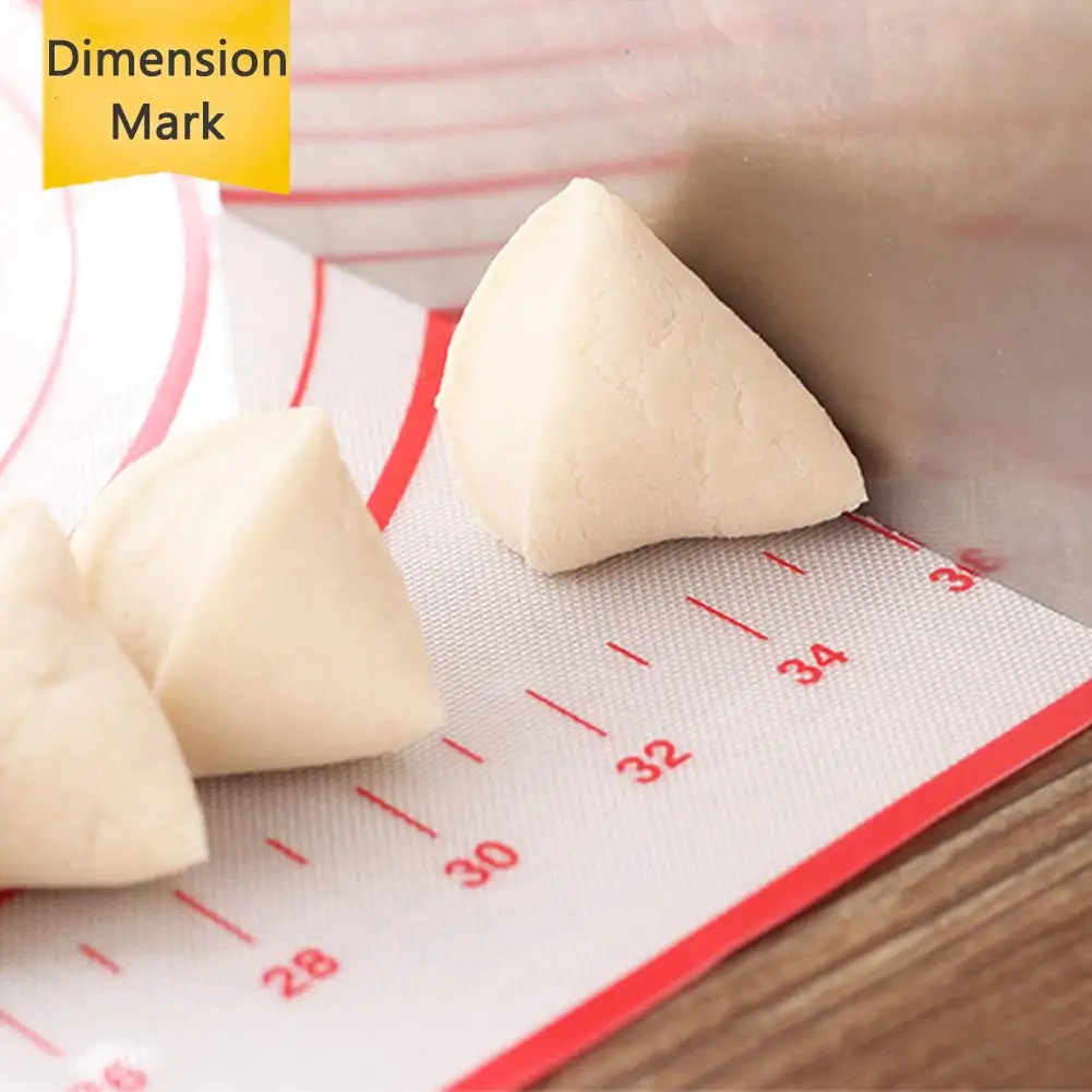 Folding Platinum Silicone Baking Pad With Measurements Premium Non ...