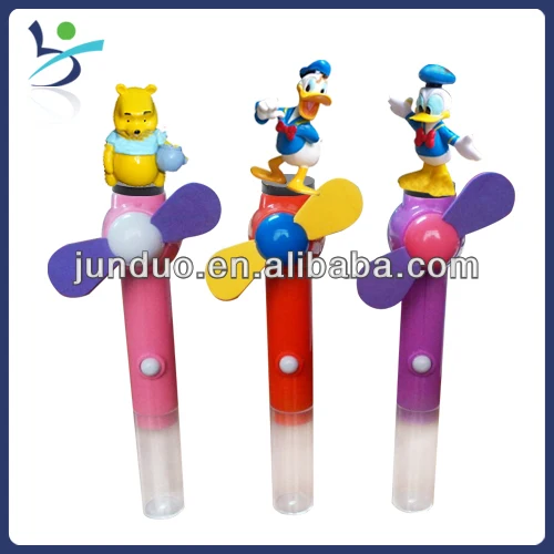 Plastic Cartoon Animal Candy Fan With Novelty Figures (lighting)12pcs ...
