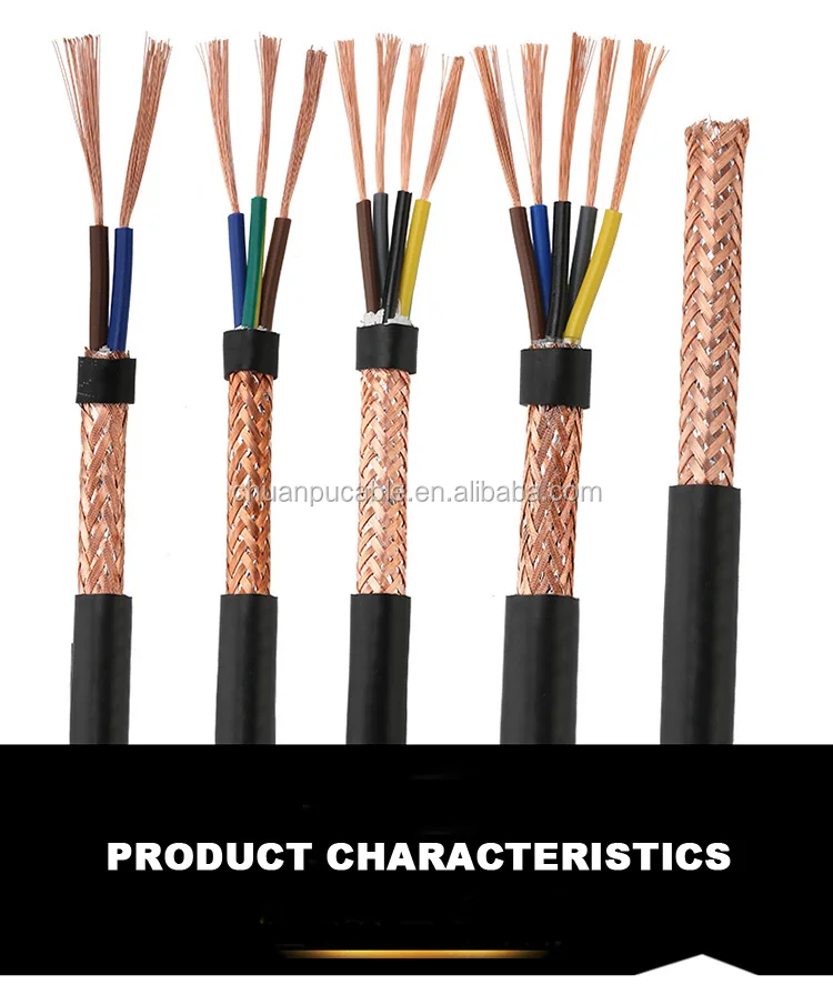 Oem Accepted Rvv2/rvv3/rvv4/rvv5/multi Core Power Cable Pvc Insulation ...