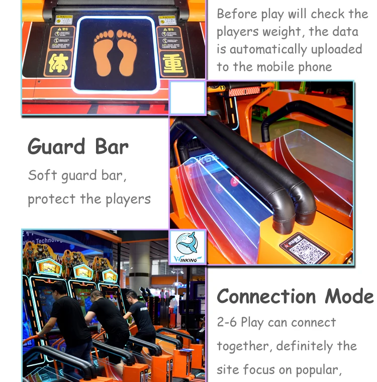 WINKING Super Runner Coin Operated Treadmill Game for Sale