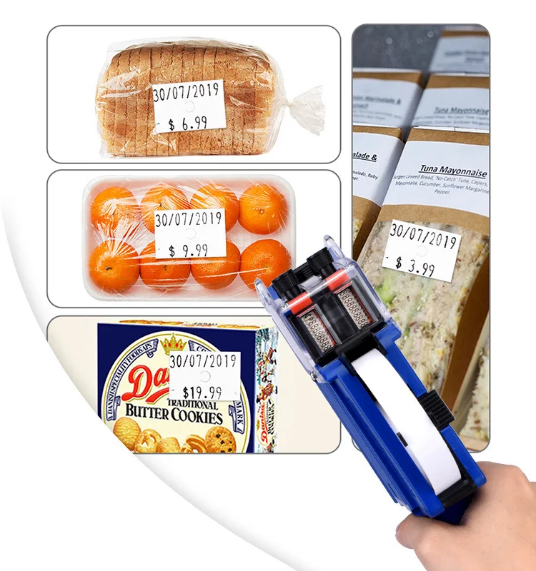 MX-6600 Handheld Price Labeller Gun - Two Line Printing, Durable ...